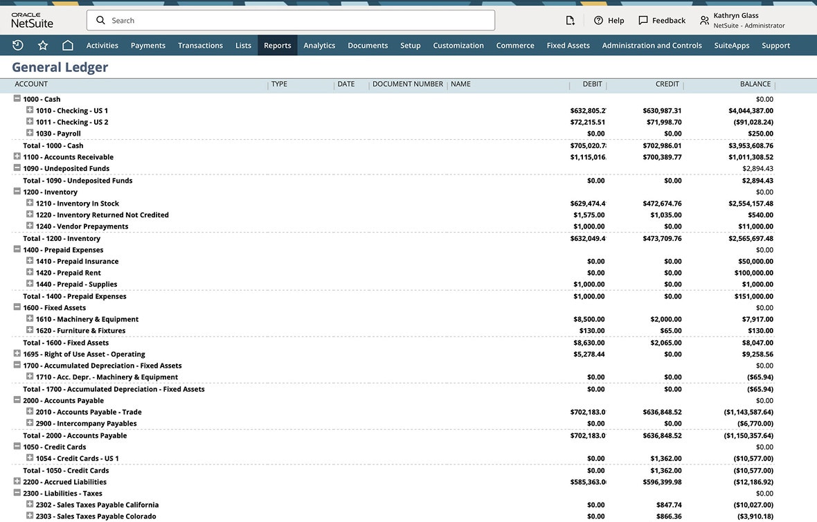 General Ledger Software | NetSuite Australia