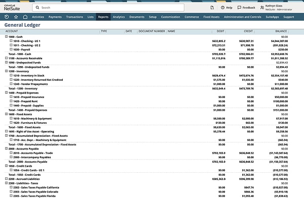 General Ledger Software | NetSuite Australia