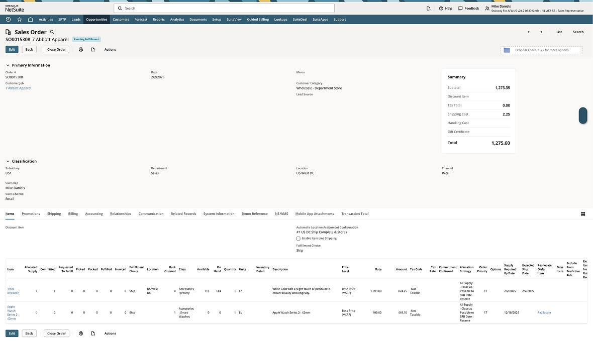 Sales Order Management | NetSuite Australia