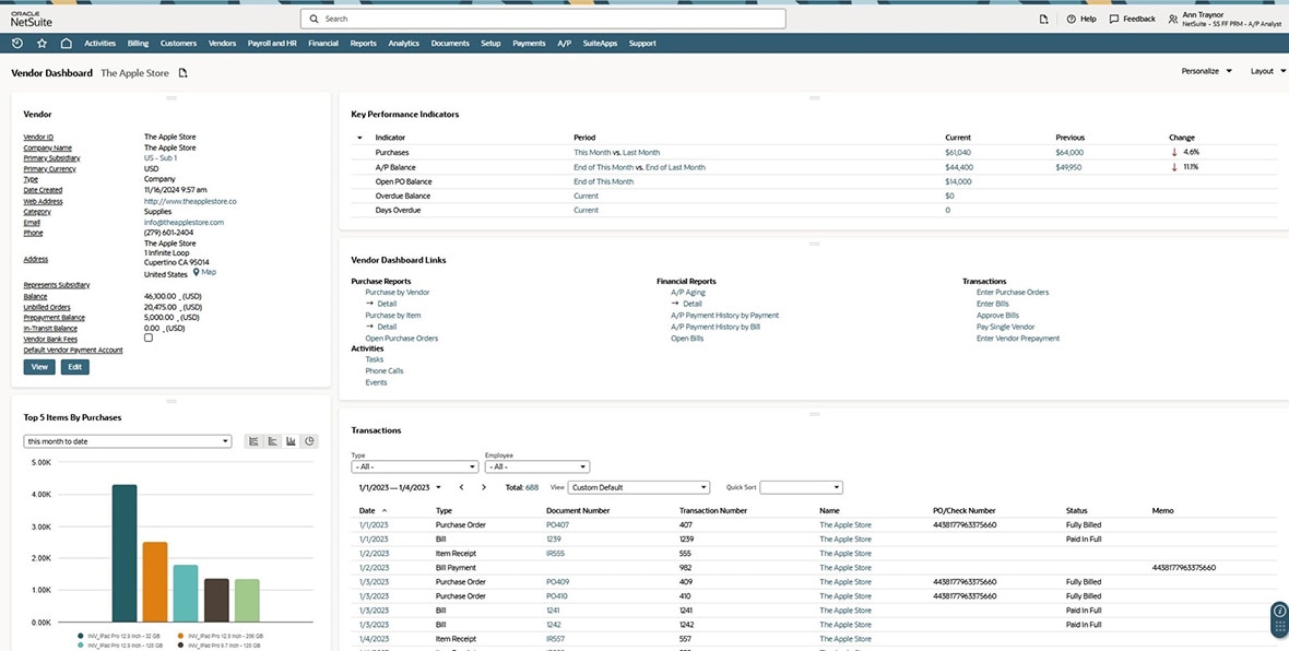 Vendor Management System | NetSuite Australia