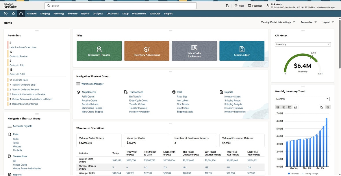 Warehouse Management System (WMS) | NetSuite Australia