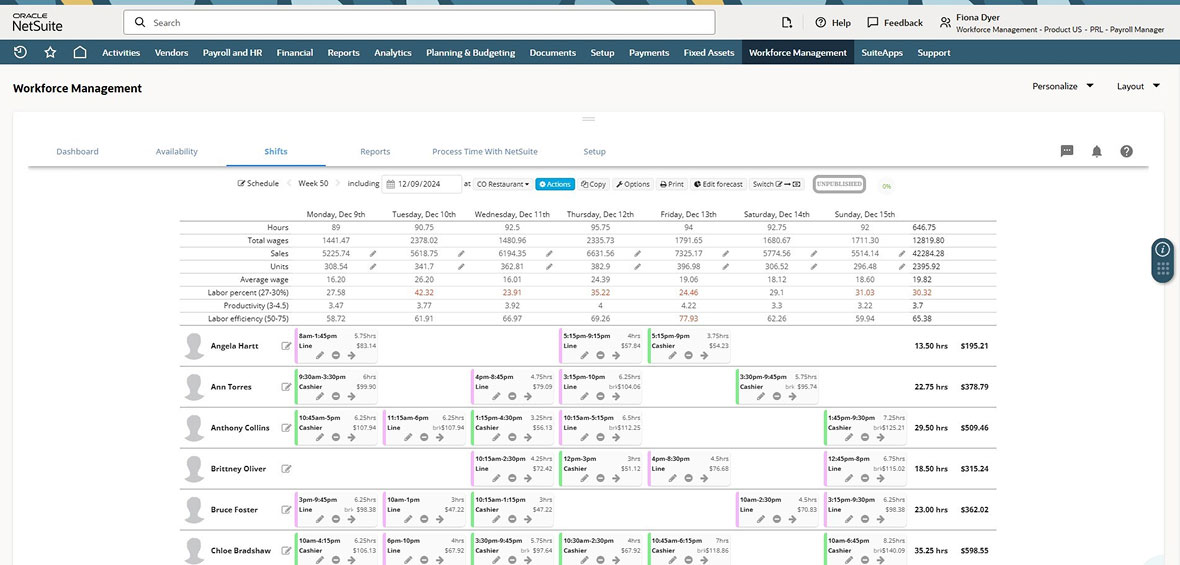 NetSuite Workforce Management (WFM) | NetSuite Australia